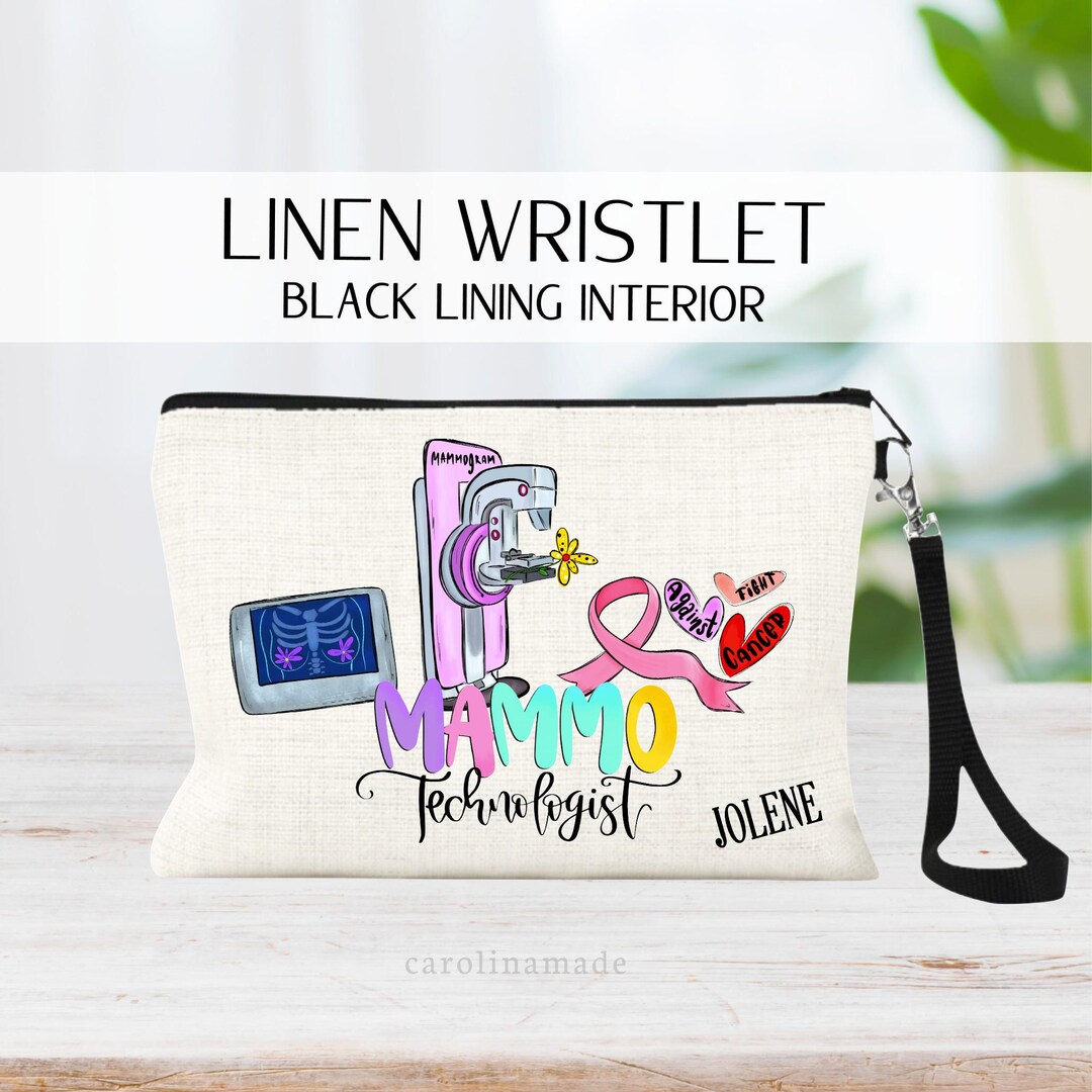 Mammography Tech Bag, Personalized Mammo Tech Gift, Nurse Appreciation ...