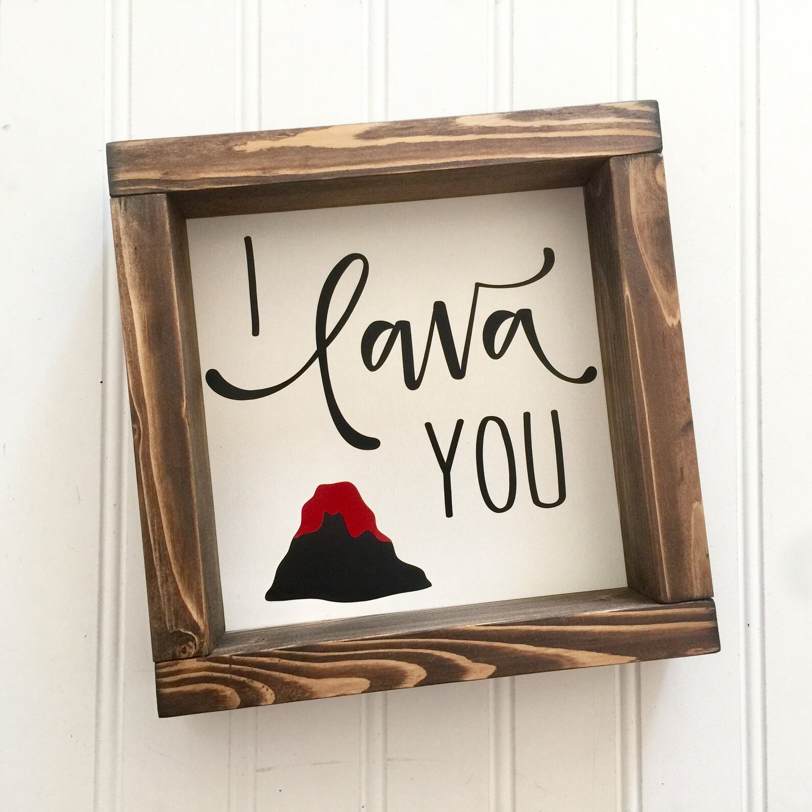 I Lava You Wood Sign Love Decor Shelf Sitter Hawaii Ahola | Etsy