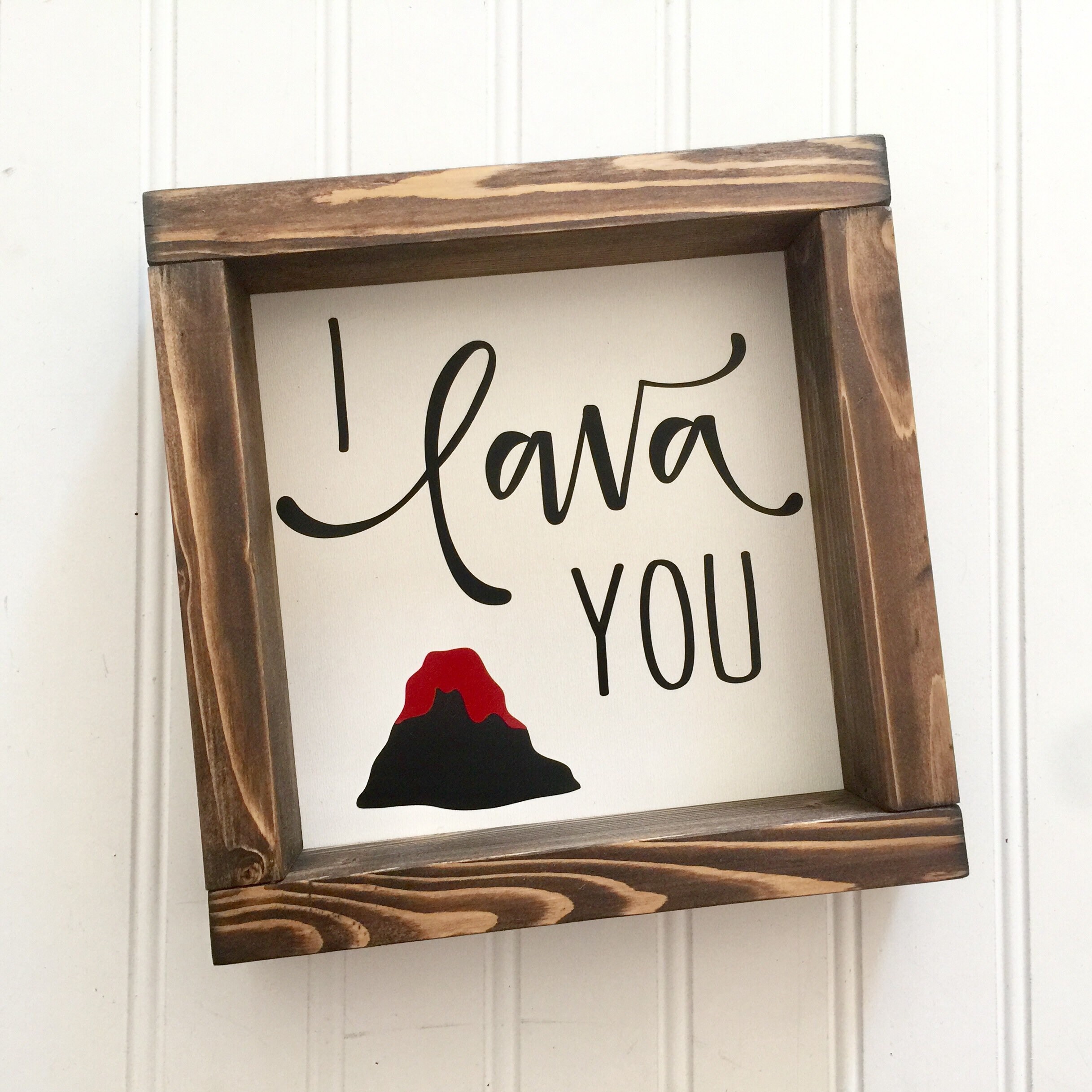 I Lava You Wood Sign Love Decor Shelf Sitter Hawaii Ahola | Etsy