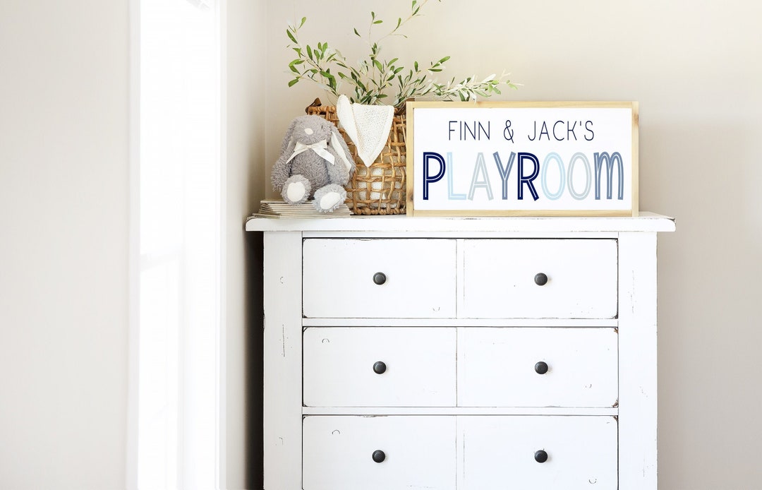 Personalized Playroom Sign, Custom Child's Name Sign, Girls Play Room ...
