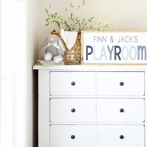 Let's Play Sign Playroom Sign Kids Room Decor Kids - Etsy