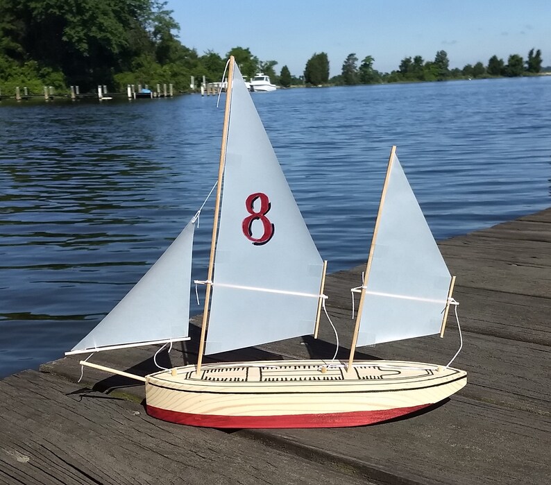 LOG CANOE 14 Wood Model Sailboat Kit-a Seaworthy Small Ship | Etsy