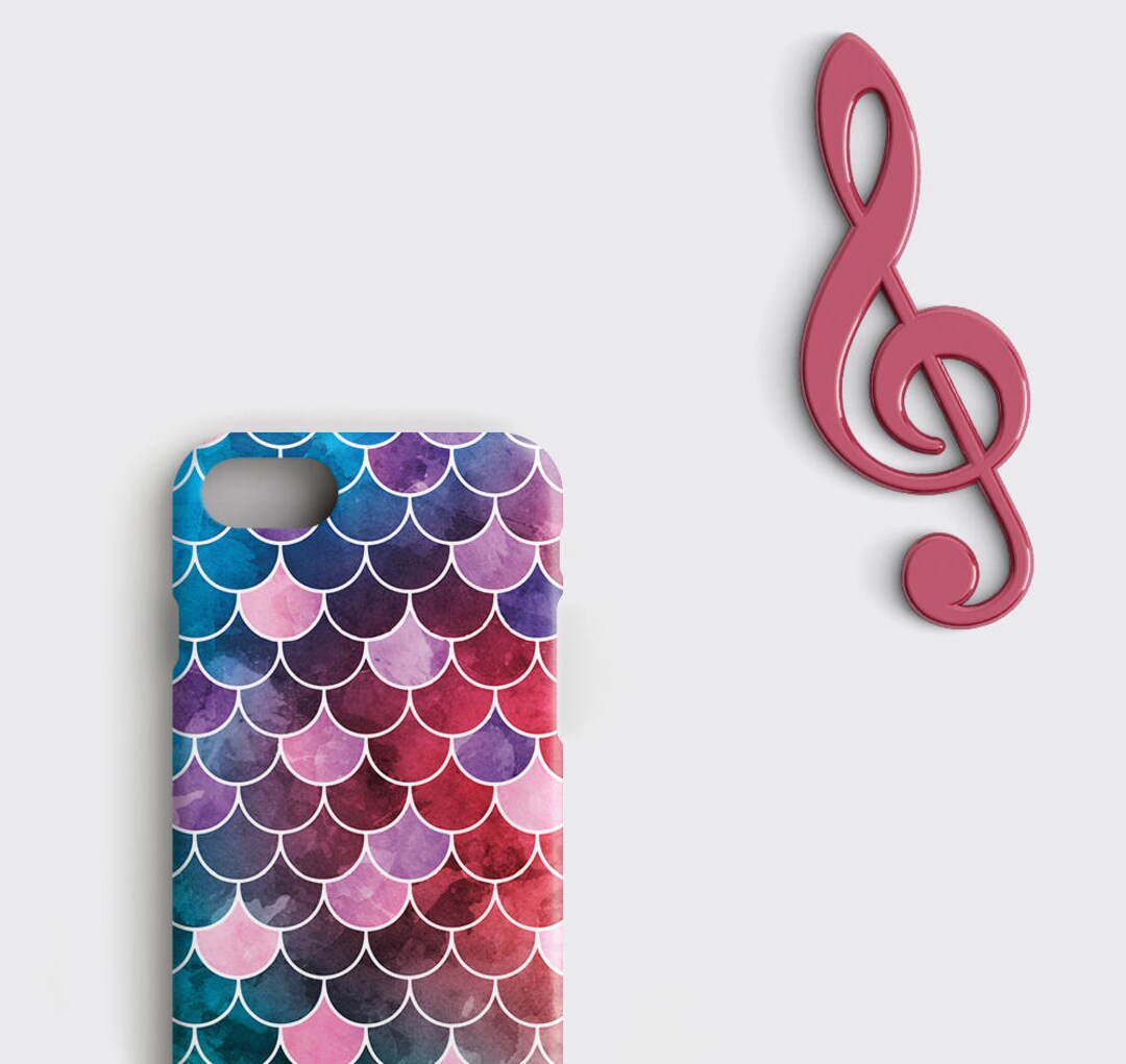 Purple Mermaid iPhone 7 Case Watercolor Samsung Case, Mermaid Skin ...