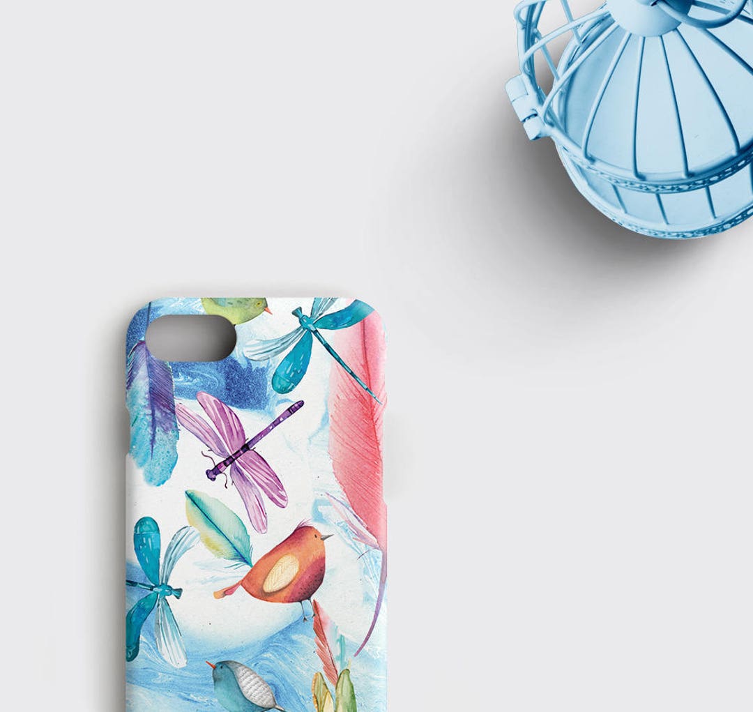 Dragonfly iPhone X Case Bird iPhone 8 Case - Dragonflies Gift Insect ...