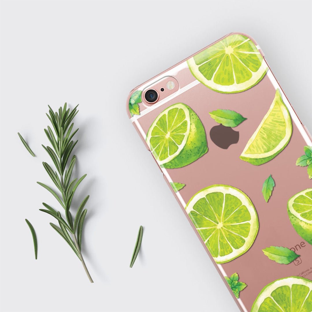 Green Lime Mint Thick iPhone 13 PRO Max Case Cute Samsung Cover, Fruit ...