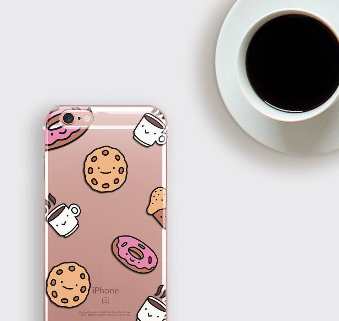 Sweets and Coffee Lover Gift iPhone Cases - Donut, Cupcake, Cookie and ...