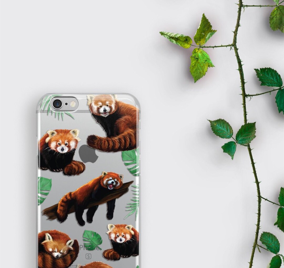 Red Panda iPhone 13 Pro Case Cute Panda Samsung Galaxy S9 Plus Phone ...