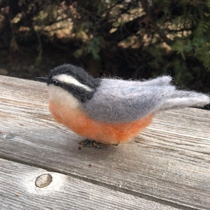 Needle Felted Red Breasted Nuthatch - Etsy