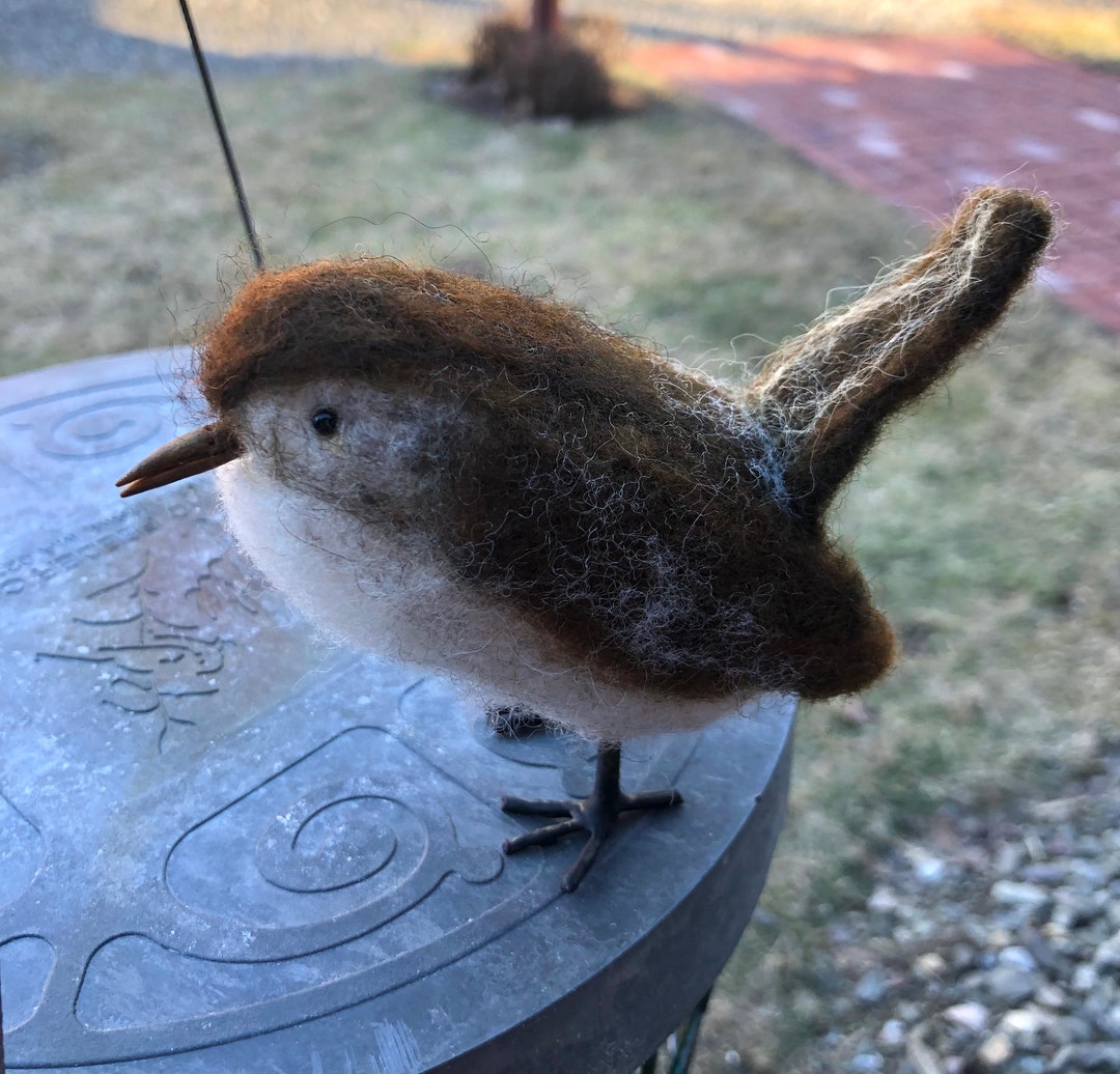Needle Felted House Wren - Etsy