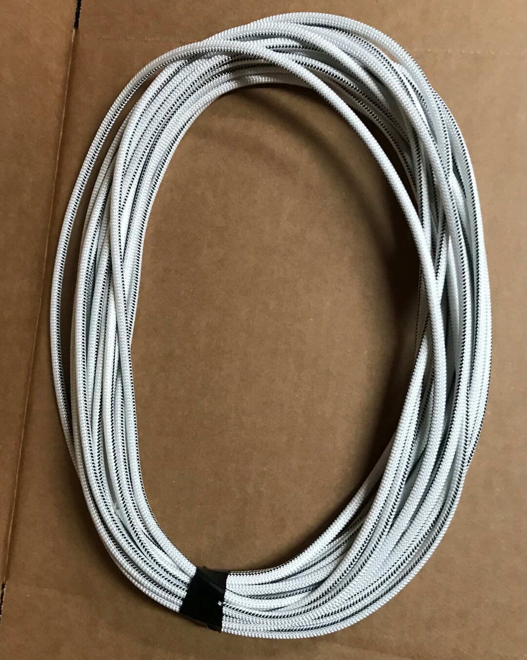 Bungie Nylon coated rubber rope shock cord 1/4" x 50' Bungee Stretch ...