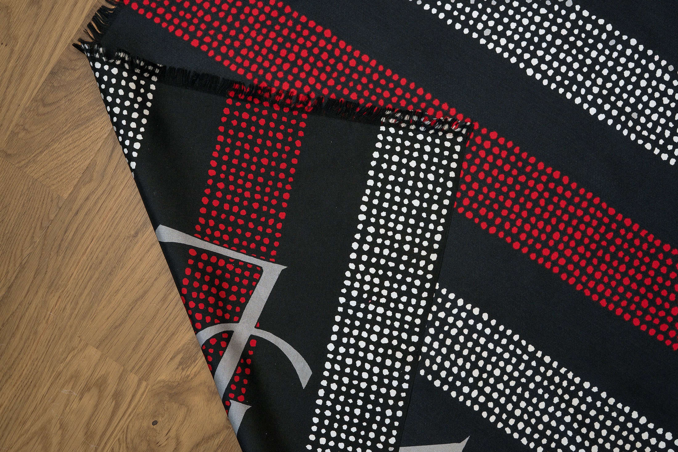 Yves Saint Laurent YSL Vintage Extra Large Long 100% Silk Scarf With ...