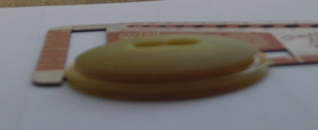 Set of 6 Light Beige Large Buttons - Etsy