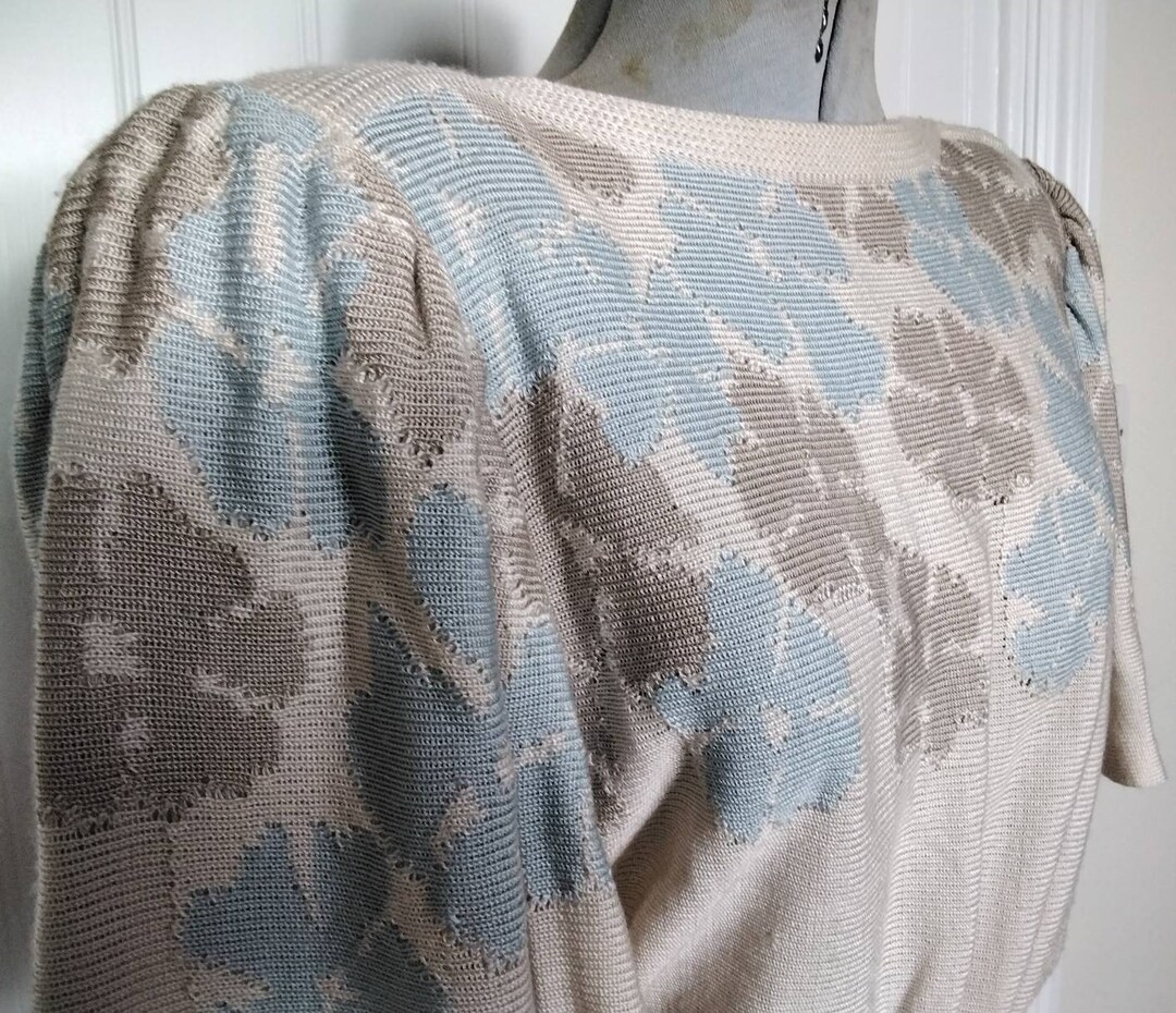 Stunning Medici Midi Dress in Creams and Pastels.suk10-12 - Etsy
