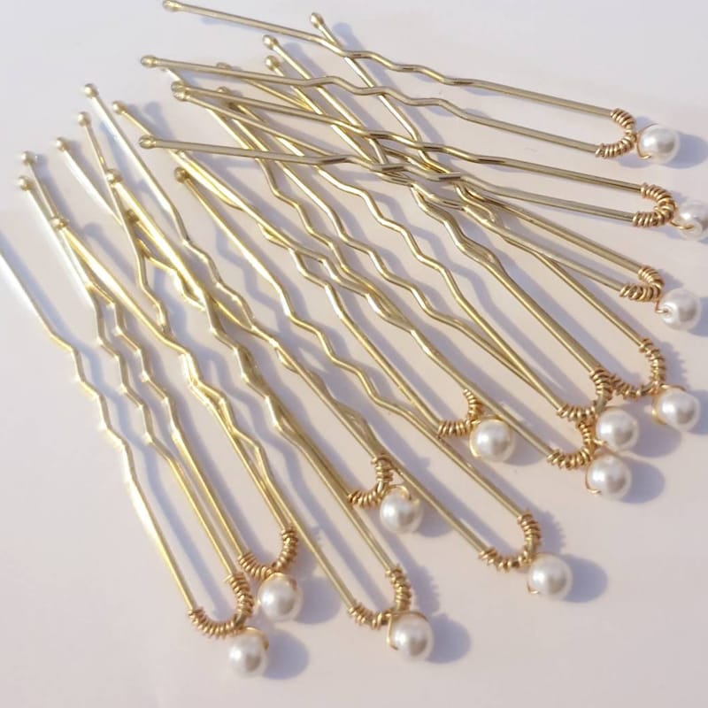 Pearl Hair Pins - Etsy