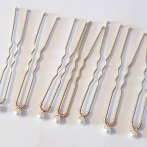 Set of Extra Small Pearl Wedding Hair Pin Pearl Bridal Hair Pin Pearl ...