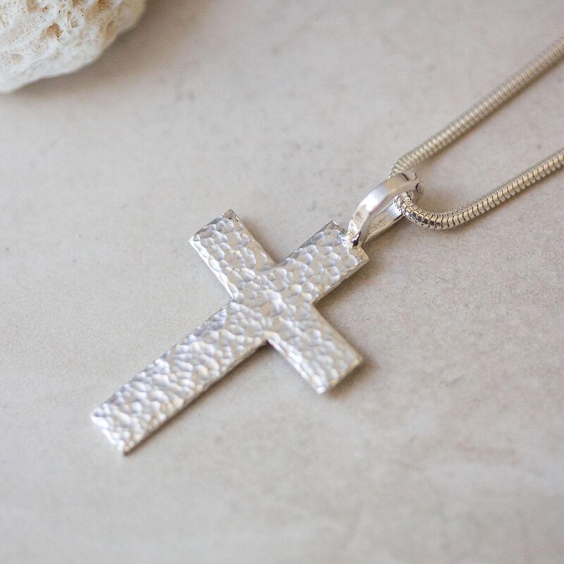 Silver Cross - Etsy