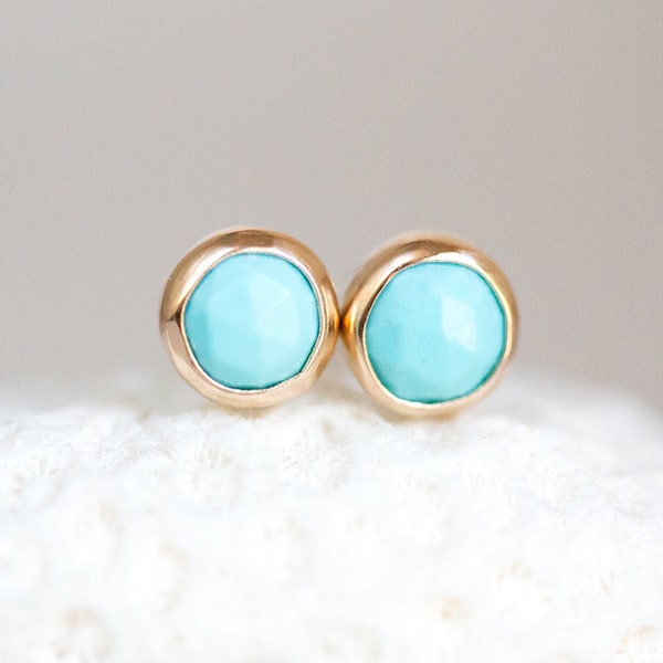 Turquoise Studs - Etsy