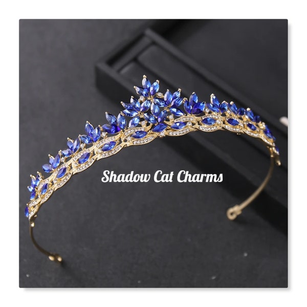 Blue Tiara - Etsy