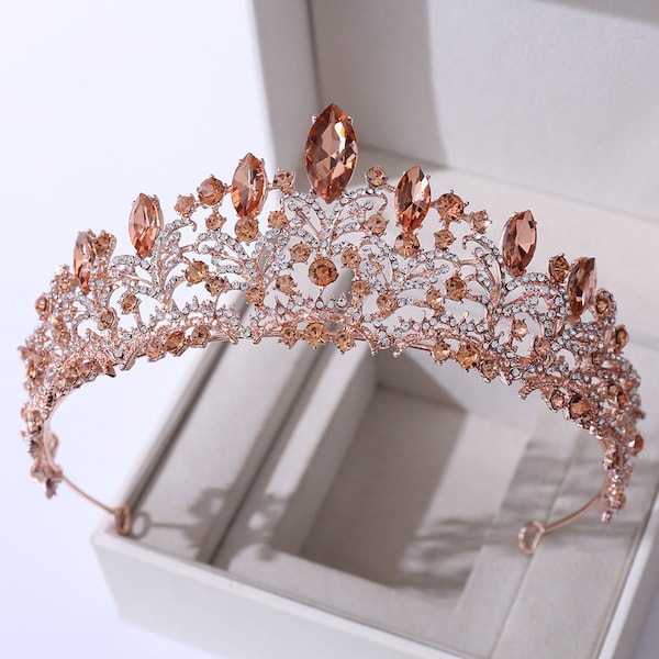 Rose Gold Tiara - Etsy