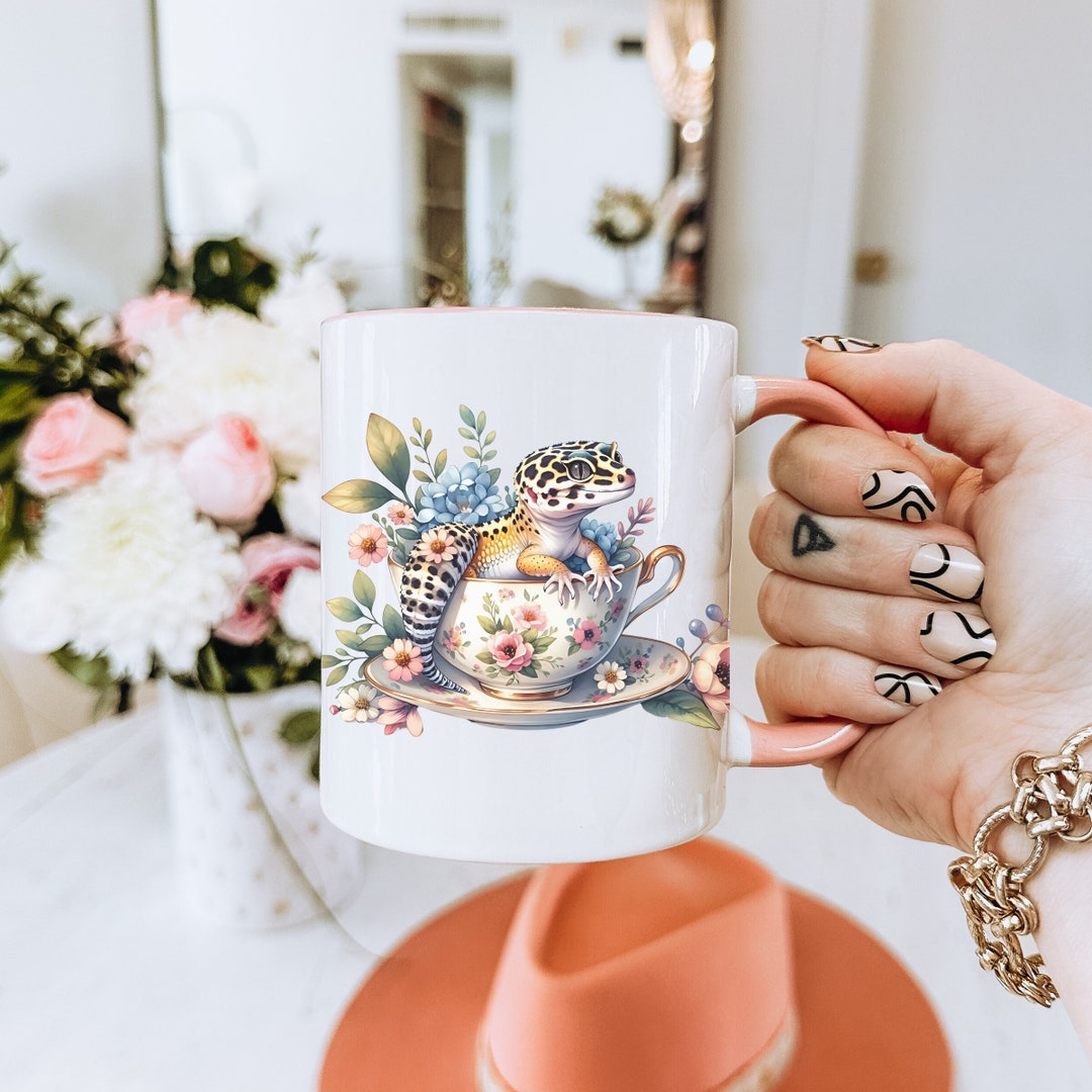 Leopard Gecko Coffee Mug for New Pet Parents Birthday Gift for Her ...