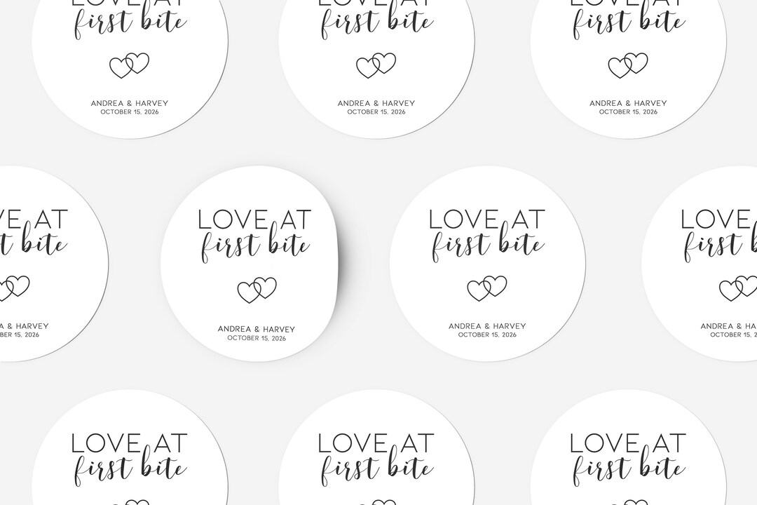 Wedding Stickers, Engagement Party Labels, Bridal Shower Favors ...
