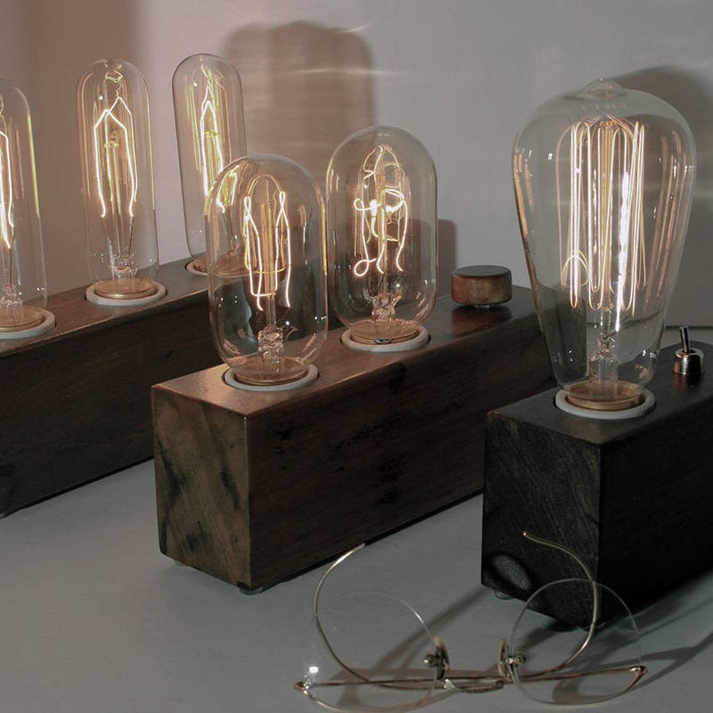 Edison Table Lamp - Etsy