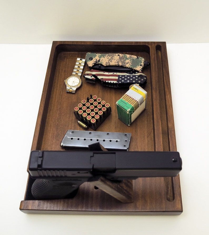 Personalized Gift for Men EDC Phone Valet Tray for Gun EDC | Etsy