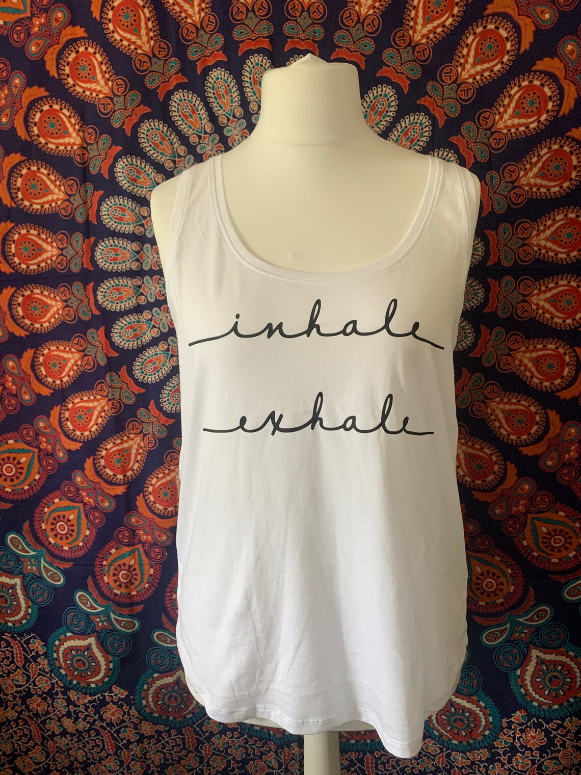 Inhale Exhale T Shirt Yoga Spiritual Reiki Organic Cotton Etsy