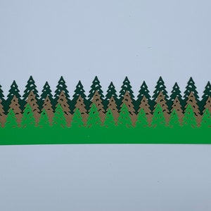 Creative Memories Treeline Border - Etsy