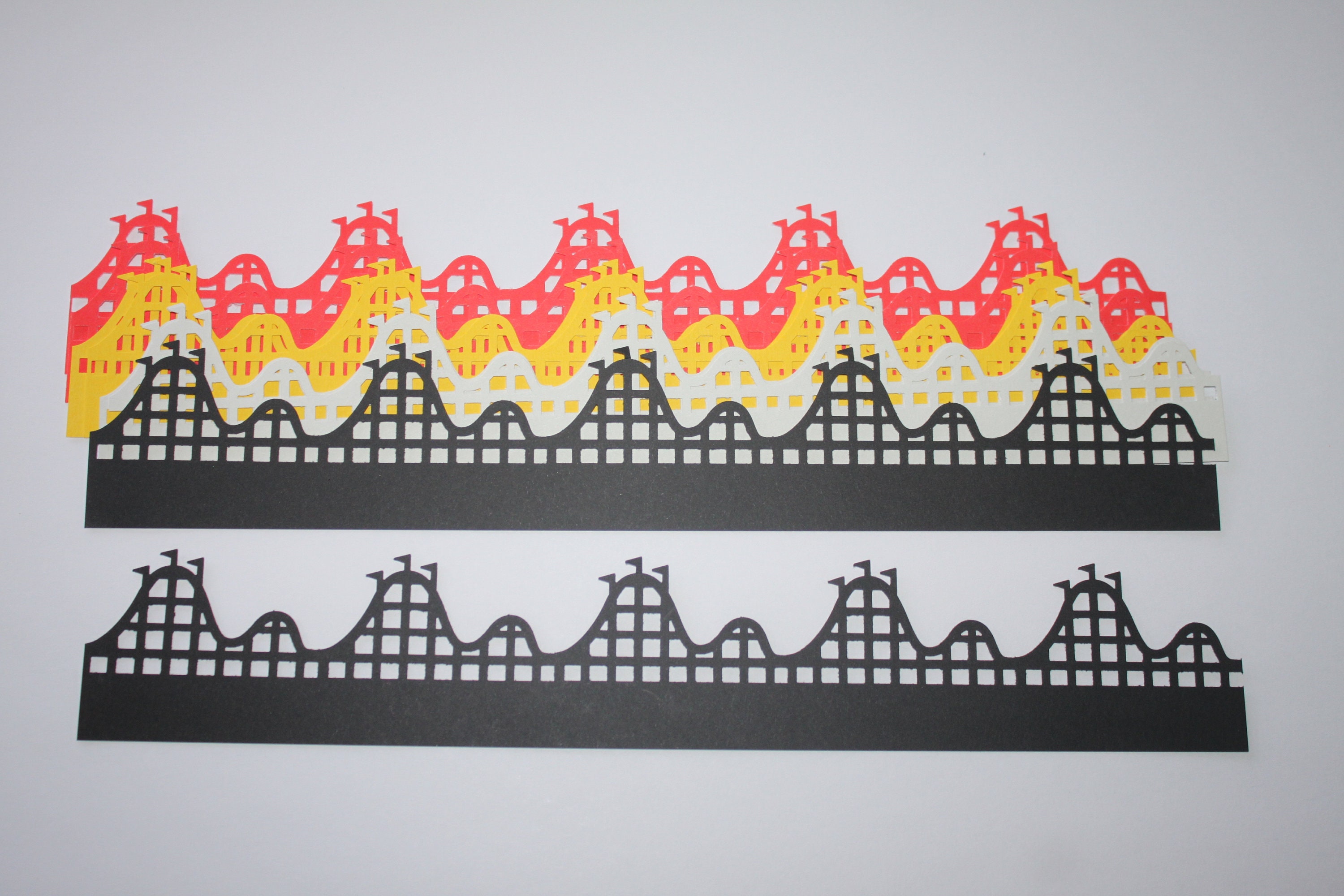Creative Memories Roller Coaster Border X 8 - Etsy