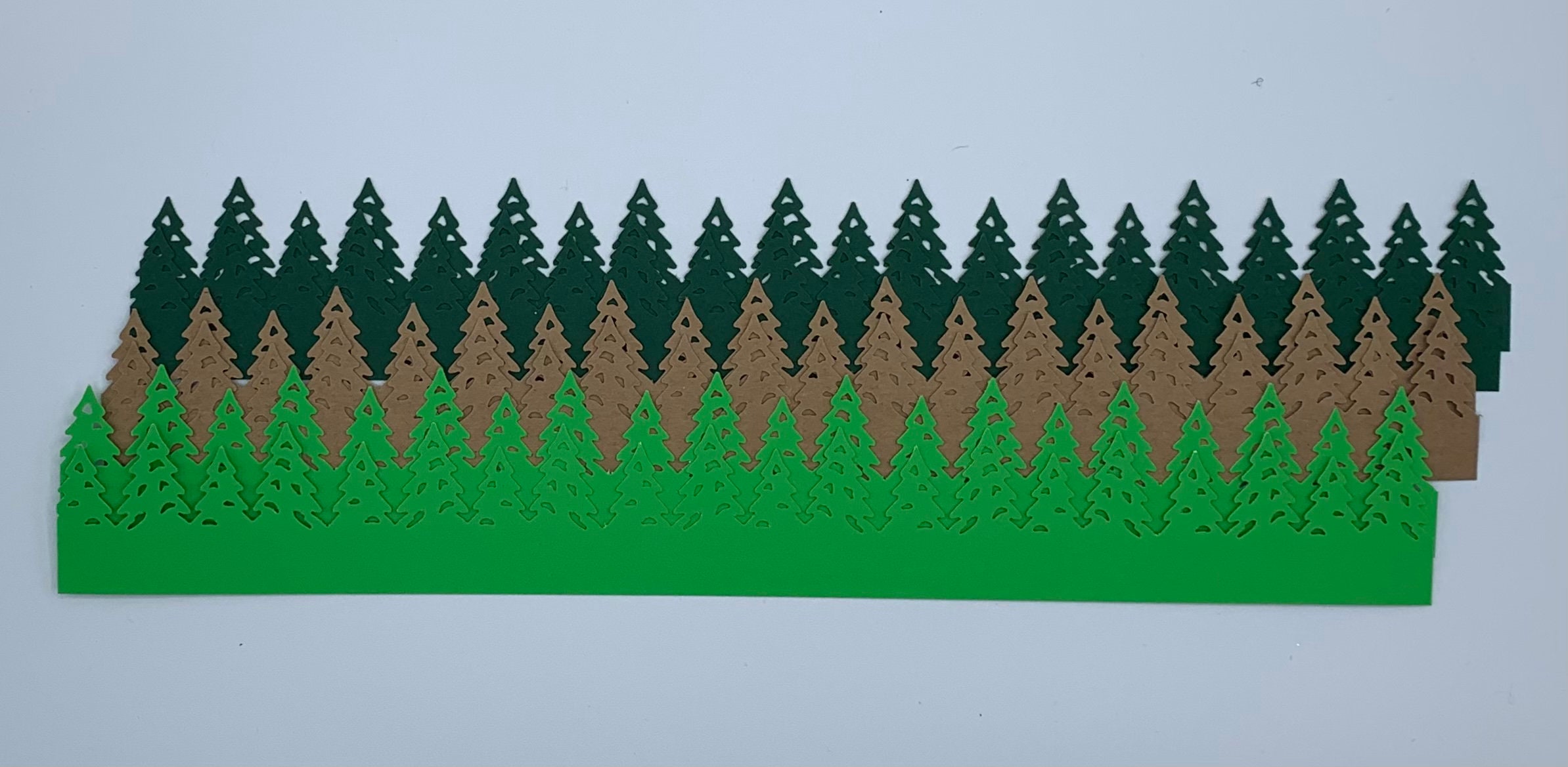 Creative Memories Treeline Border - Etsy