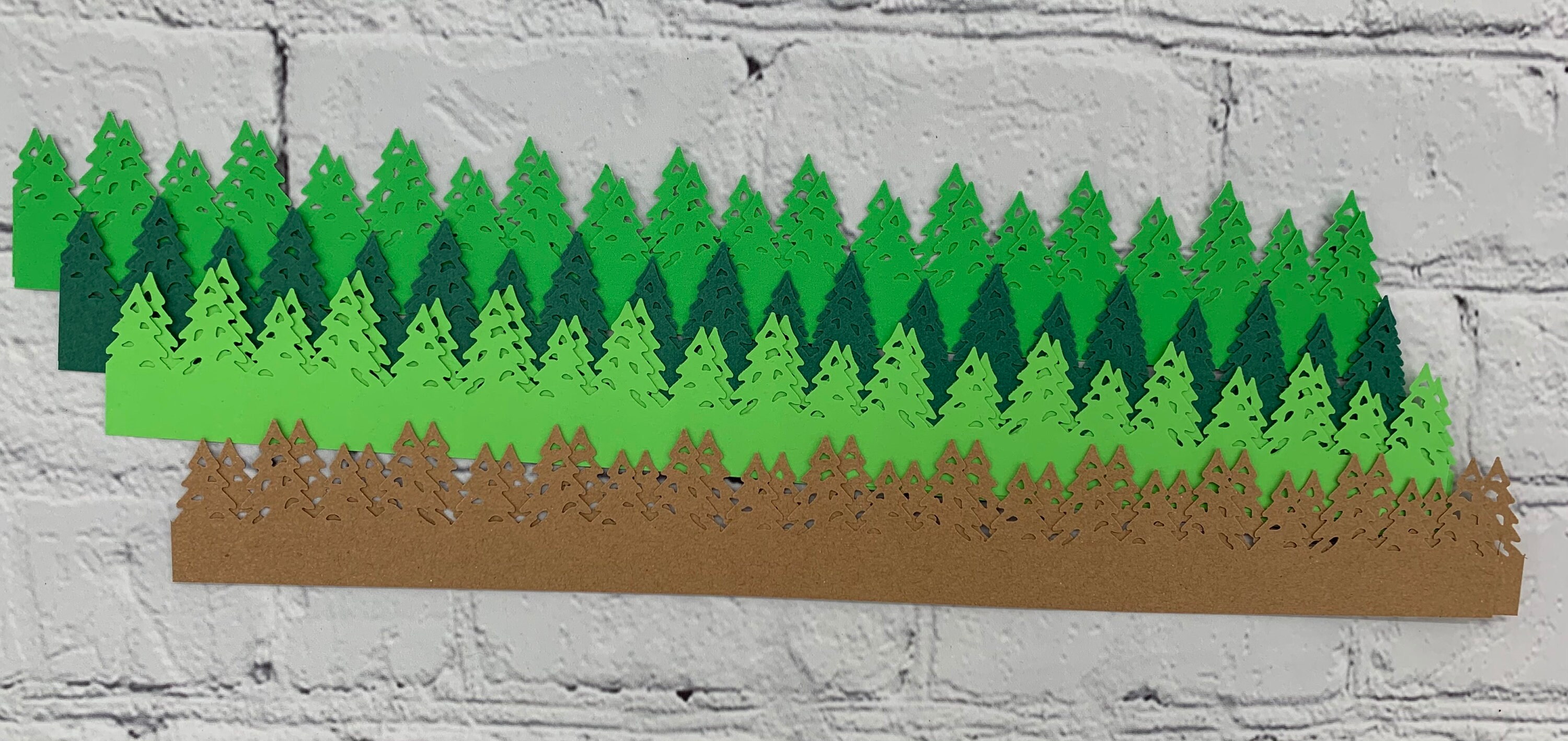 Creative Memories Treeline Border | Etsy