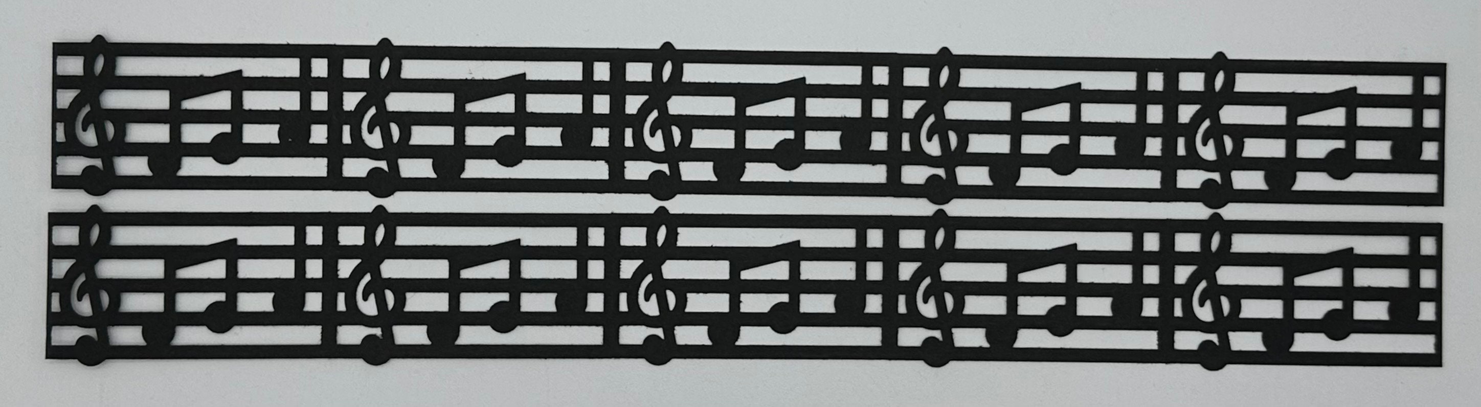 Creative Memories Music Staff & Note Border - Etsy