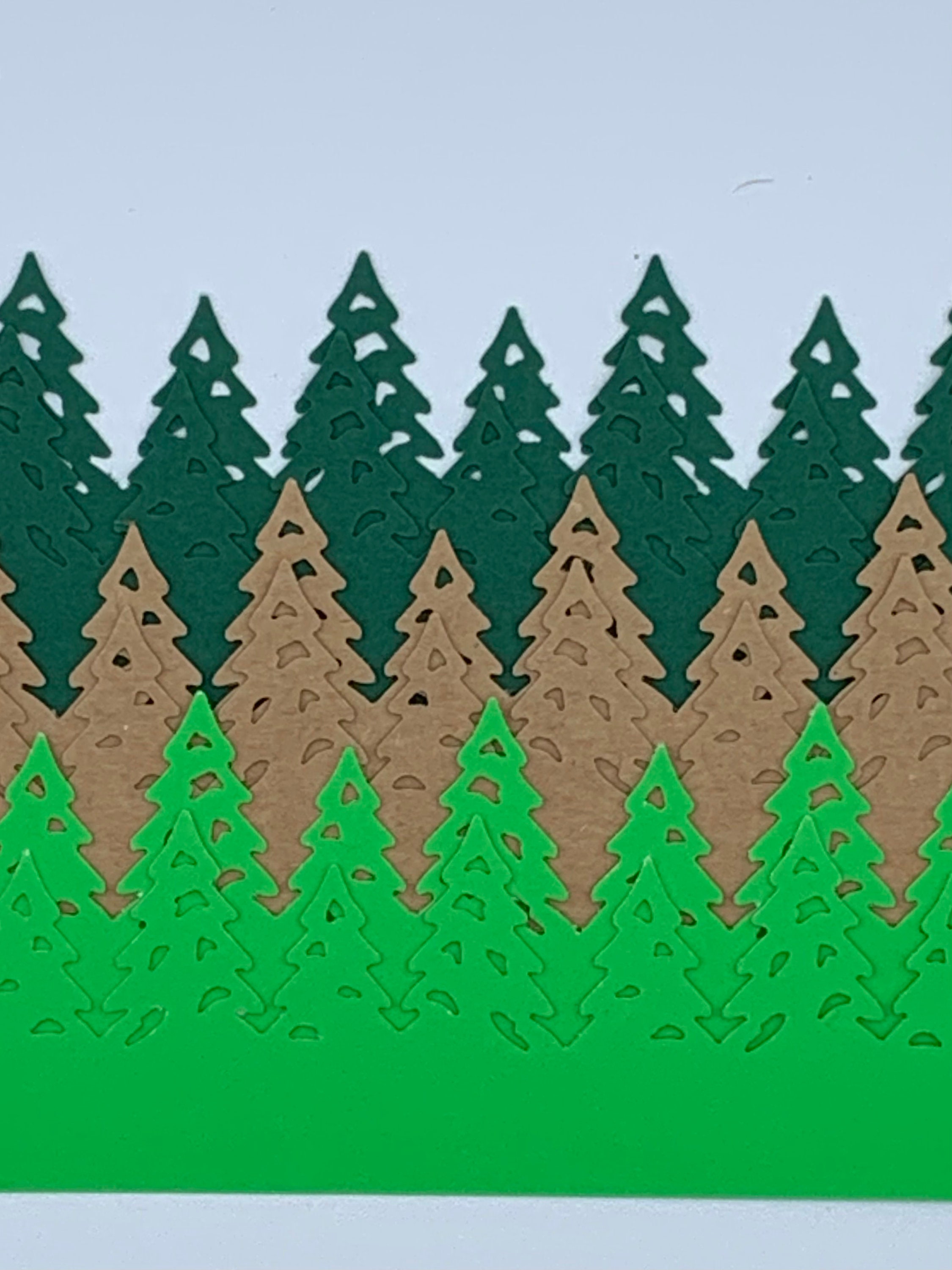 Creative Memories Treeline Border - Etsy