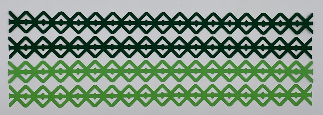 Creative Memories Mirrored Triangles Chain Border - Etsy