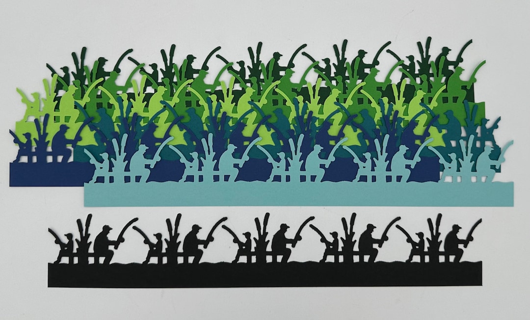 Creative Memories Gone Fishing Border - Etsy