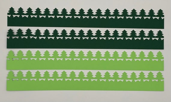 Creative Memories Evergreen Tree Border - Etsy