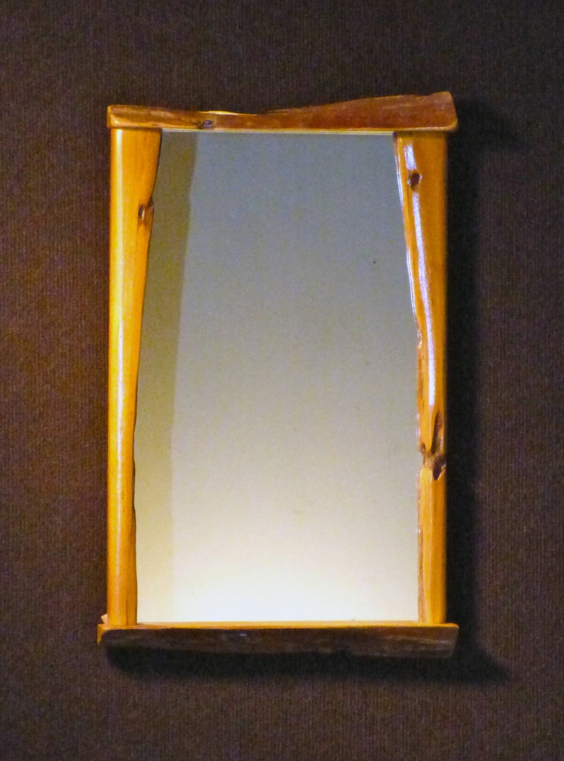 Live Edge Osage Orange Framed Mirror - Etsy