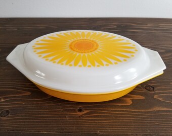 Pyrex Sunflower - Etsy