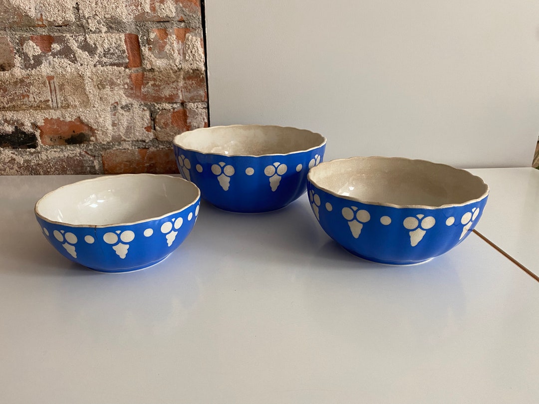 German Villeroy & Bosh Mixing Bowls Set of 3 - Etsy