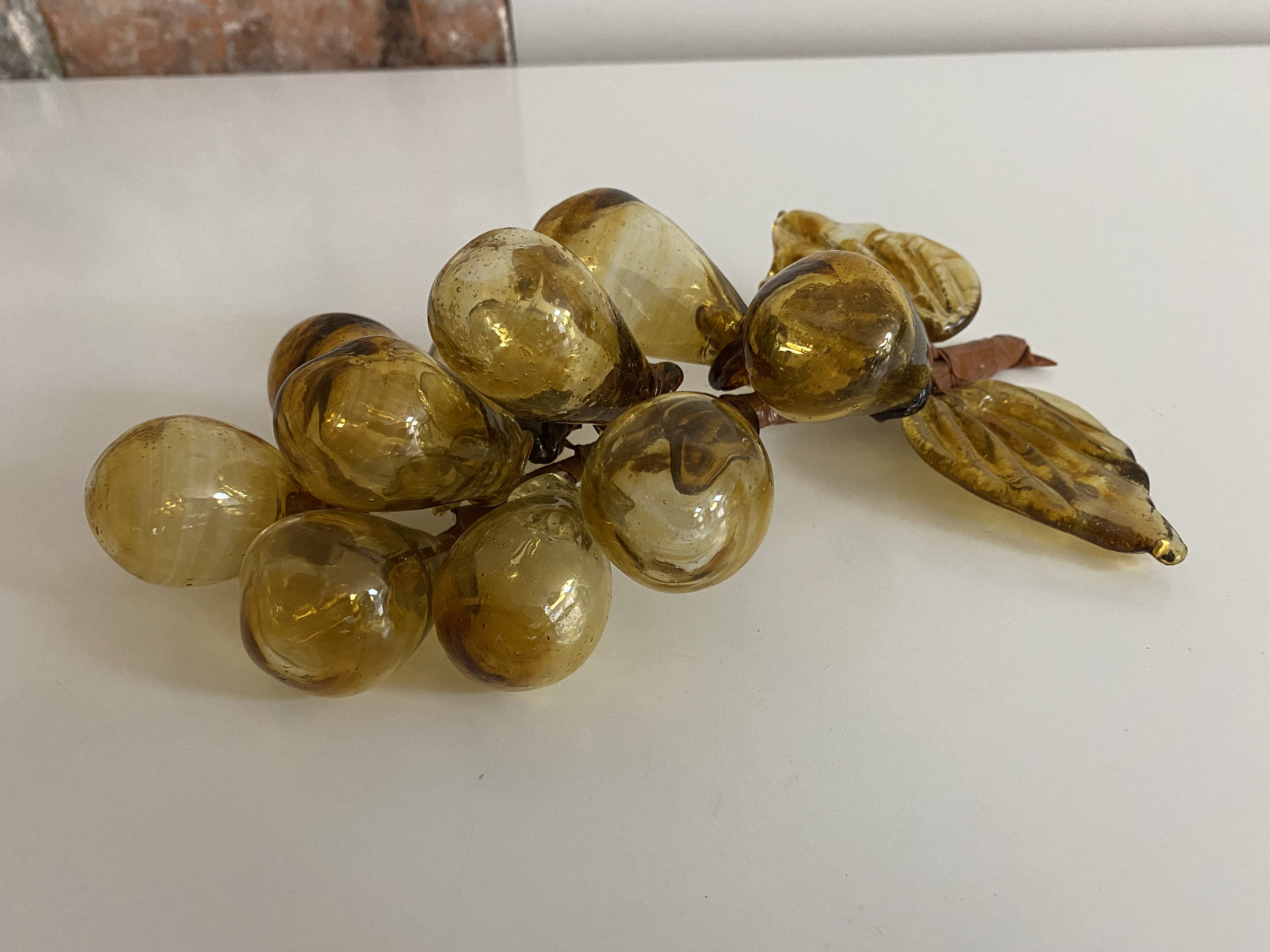 Vintage Murano Style Blown Glass Fruit | Etsy