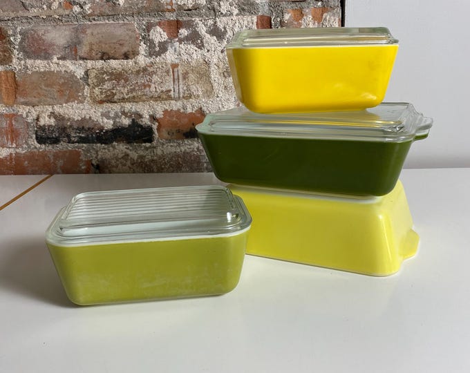 Vintage 1960s, Pyrex 501, Small Refrigerator, Choose Color, fridgie ...