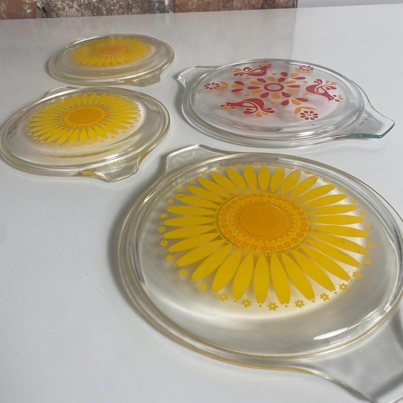 Pyrex Sunflower - Etsy