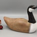 Vintage Canadian Goose Hand Carved Painted Wood Bird Decoy Sculpture ...