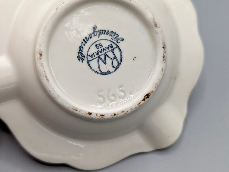 Vintage Ceramic Witten Ruhr Coat of Arms Heraldic Crest Germany Ashtray ...