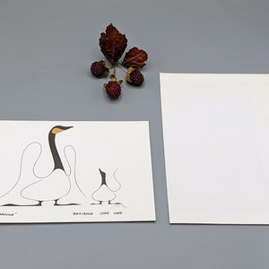 Vintage Goose Learning Art Card Print by Benjamin Chee Chee for ...