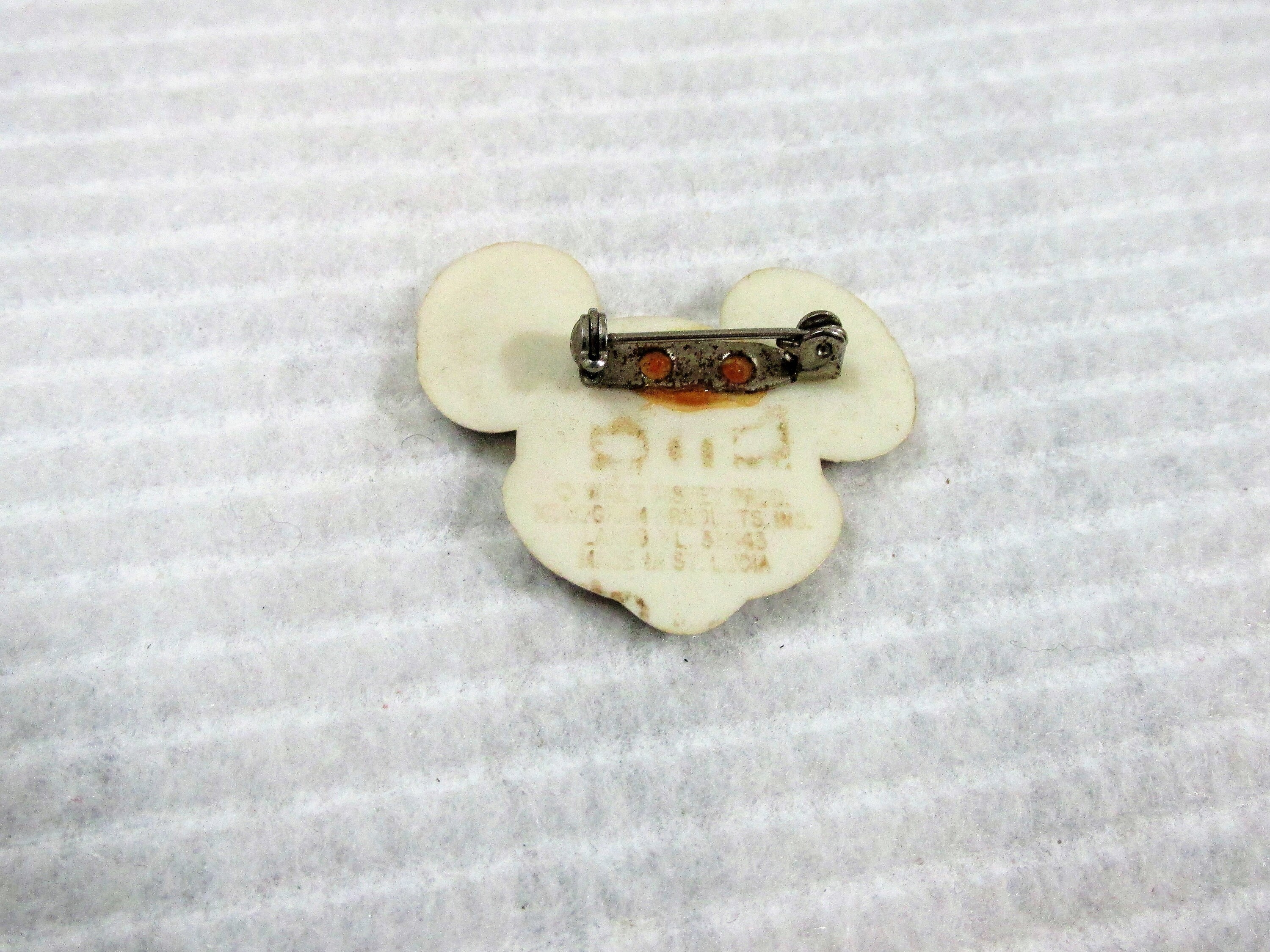 Mickey Mouse Walt Disney World Lapel Pin Brooch Pinback Button | Etsy