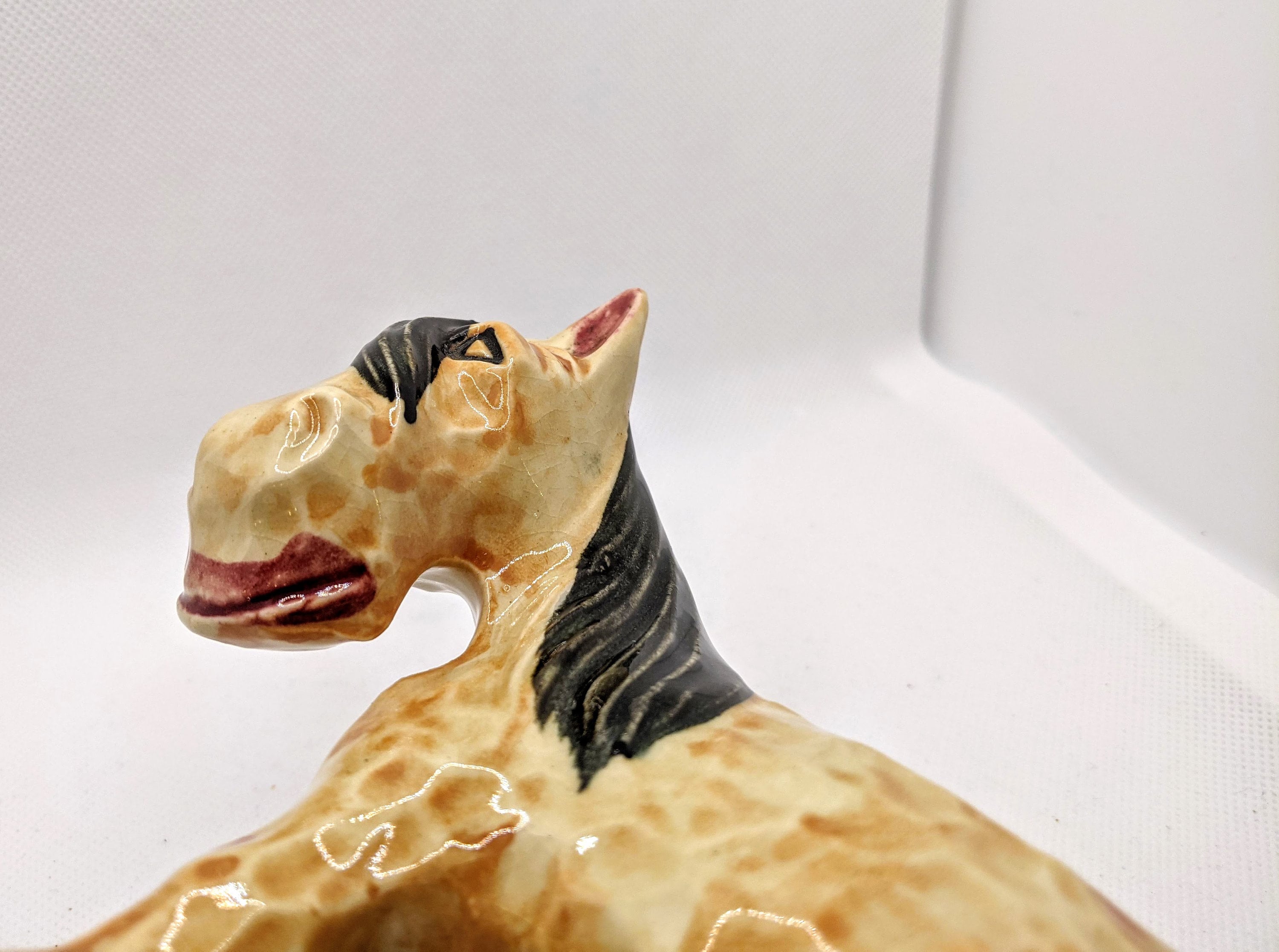 Mid Century Sitting Donkey Figural Ceramic Planter Made in | Etsy