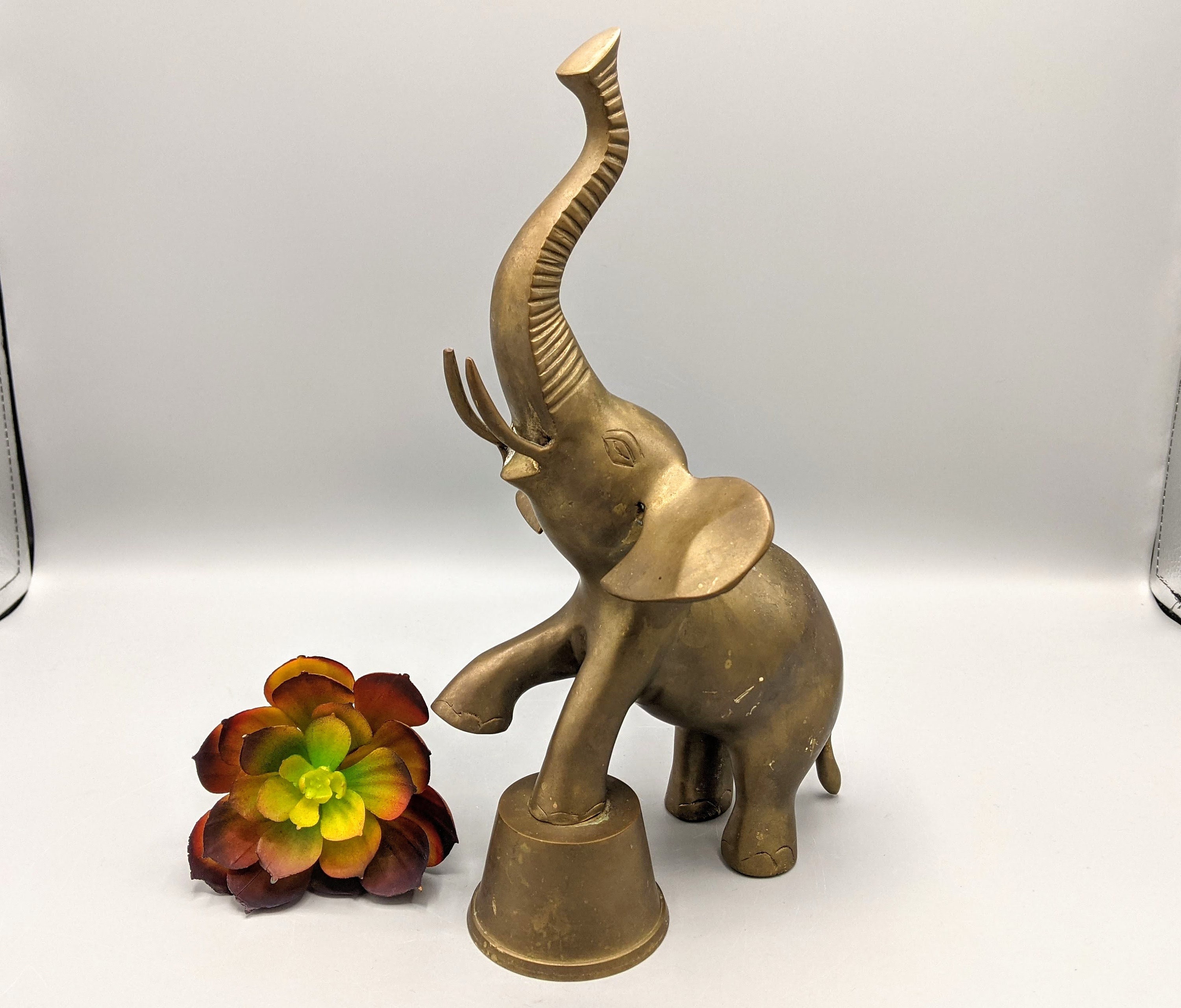 Vintage Circus Elephant Standing