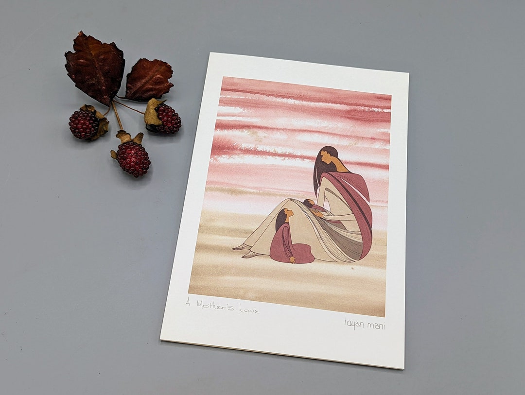Vintage Mother's Love Art Card Print by Ioyan Mani Maxine Noel for ...